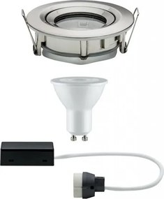 P 92899 Zápustné svítidlo LED Nova IP65 kulaté 7W GU10 železo 1ks výklopné - PAULMANN