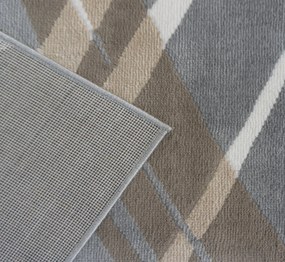 BE Koberec Lotus 9304 GREY - šedý obdélníkový Rozměr: 50x80 cm