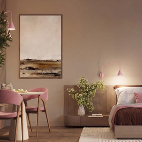 Sollux Lighting Nástěnné svítidlo NOX 2 růžové s vypínačem