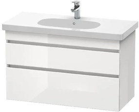 Duravit DuraStyle - Umyvadlová skříňka 61x100x45 cm, 2 zásuvky, lesklá bílá DS648502222