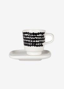 Marimekko Espresso šálek s podšálekm Oiva Siirtolapuutarha 50ml