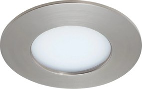 Briloner Vestavné LED svítidlo plast matný nikl V: 3 cm prumer: 8,5 cm