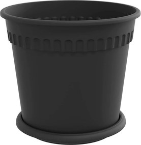 Květináče 6 ks Černá Plast 3403261
