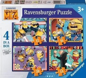Ravensburger Já, padouch 4 4 v 1 - 12+16+20+24 dílků / od 3 let
