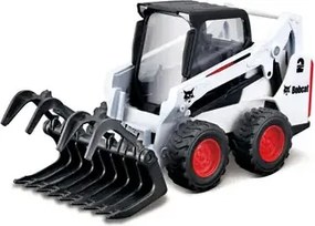 Bburago FARMLAND Bobcat nakladač s drapákem / 10 cm / od 3 let