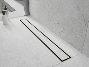 Mexen Flat M13 kryt 2v1 pro liniový odtok 70 cm, zlatý - 1519070