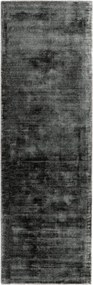 Černý  koberec Ife Charcoal Rozměry: 66x240 cm