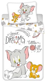 Jerry Fabrics Povlečení do postýlky Tom & Jerry 050 baby 100x135, 40x60 cm