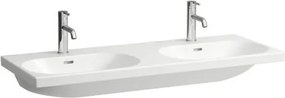 Laufen Lua dvojumyvadlo 120x46 cm otvor pro baterii uprostřed H8140810001041
