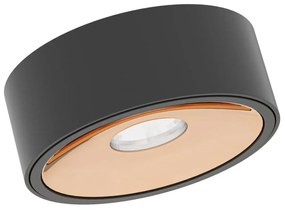 Moderní bodové svítidlo Neo Slim LED černá/zlatá
