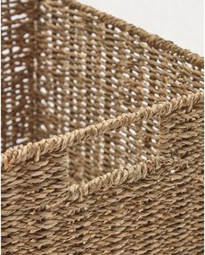 Košík do regálu z mořské trávy 32x32x33 cm Tossa – Kave Home