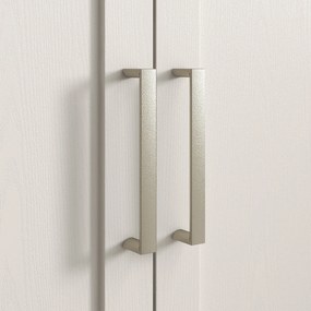 HOMCOM Podskříňková koupelnová skříňka s pedestálem, moderní koupelnová skříňka s 2 dvířky a nastavitelnými policemi 90x30x63 cm Krémová