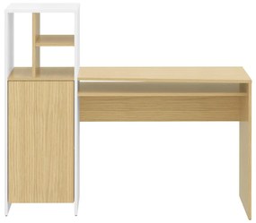 Pracovní stůl s deskou v dubovém dekoru 130x50 cm Mitch - TemaHome