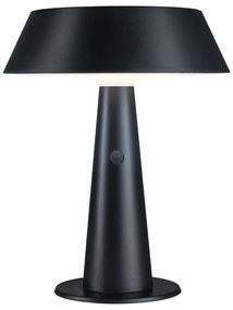 Paulmann 94612 Soala, černá solární lampička na baterii, 2,1W LED 2700K, výška 30,6cm, IP44