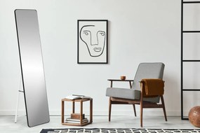 Volně stojící zrcadlo DUO 148 cm černé