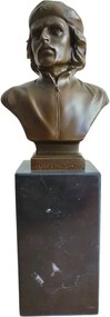 Ernesto Che Guevara - bronzová soška, signováno J. Perez, pravý bronz na mramoru