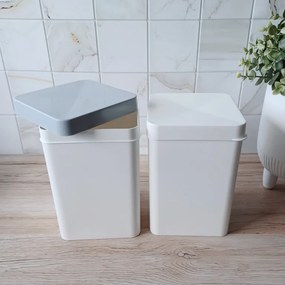 DÓZA NA SUCHÉ POTRAVINY 3 000 ml – vysoká, průhledná | DomaLEP varianta: ŠEDÁ
