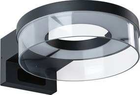 P 93111 LED venkovní nástěnné svítidlo Capea pohybové čidlo IP44 231mm 3000K 8 / 1x1,2W 230V antracit hliník - PAULMANN