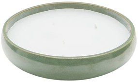 Zelená keramická svíčka Kave Home Sapira 900 g