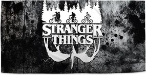 Sablio Ručník Stranger Things White - 70x140 cm