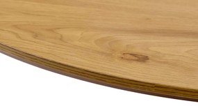 Designový jídelní stůl Valenzuela 100 cm vzor dub