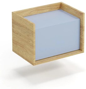 Modulární nástěnná skříňka se systémem push-click Modrá VITUAS