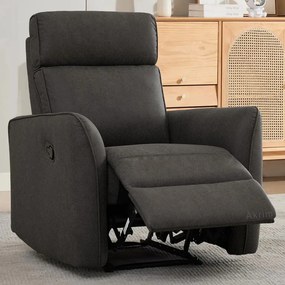 Sedací sestava BRAVEN 3+1+1 s FUNKCÍ RELAX | tmavě šedá látka | EXTRA POHODLNÉ