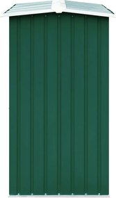 vidaXL Zahradní kůlna na dříví z pozinkované oceli 172x91x154 cm [47080] Barva: Šedá