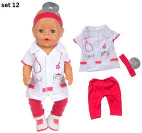 Roztomilé sety oblečků na American girl a BABY Born 43 cm Varianta: set 12