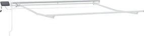 Stahovací markýza Vícebarevný 350 x 250 cm Látka a hliník 3330286
