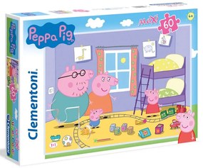 Clementoni - Puzzle Maxi 60 Prasátko Peppa