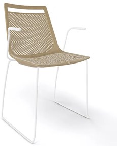 GABER - Židle AKAMI SS, béžová/bílá