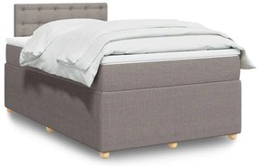 Box spring postel s matrací taupe 120x200 cm textil 3289741