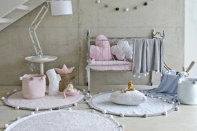 Lorena Canals koberce Pro zvířata: Pratelný koberec Bubbly Soft Pink ROZMĚR: 120x120 (průměr) kruh