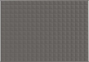 Zátěžová deka šedá 135 x 200 cm 10 kg textil 3154834