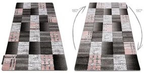 koberec ALTER Siena, Čtverce, Mříž, šedý velikost 280x370 cm | krásné koberce cz