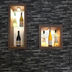 Vliesové tapety na zeď Wood´n Stone 91422-4, kámen skládaný šedý, rozměr 10,05 m x 0,53 m, A.S.Création