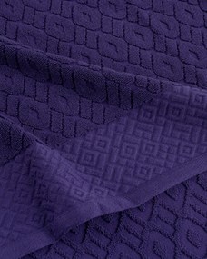 Ručník Lattice 70x140 cm deep violet