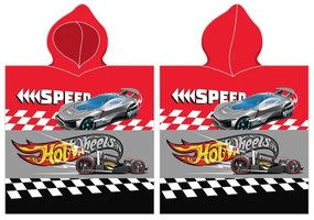 Carbotex Dětské pončo 50 × 115 cm ‒ Hot Wheels Speed