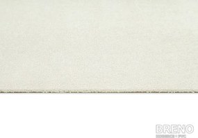 Breno Metrážový koberec NOBLE 69 krémový, šíře 400 cm, Bílá/Béžová