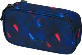 BAAGL Školní penál etue Skate Indigo