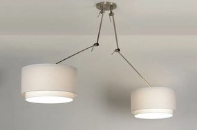 Závěsné designové svítidlo nad stůl Snap Duo Lumina Nocce Bianca