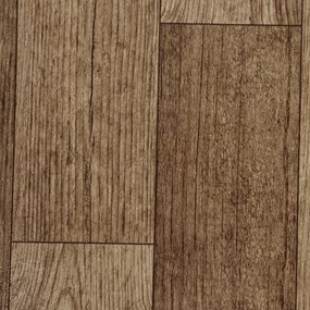 Multi-decor, PVC podlaha - lino AladinTex Start 0201 dub tmavý, na míru, šíře 2m, hnědá, bez podkladu, dětský pokoj