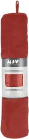 MSV PEBBLES koupelnová předložka 40 x 60 cm terakota / PU pěna / proti