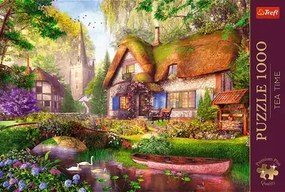 Trefl - Puzzle - Premium Plus Tea Time: Dřevěná chata / 1000 dílků / 6
