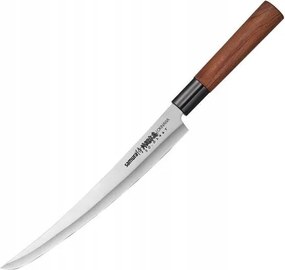 Samura Okinawa Nůž Slicing Tanto 240 mm Ocel AUS-8, Růžové dřevo