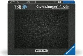 Ravensburger Krypt Puzzle: Black / 736 dílků / od 14 let
