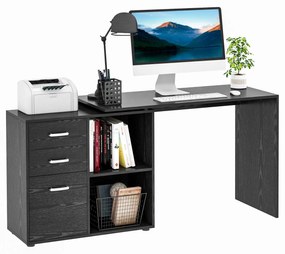 Goleto Kancelářský PC stůl | 152 x 60 x 80 cm