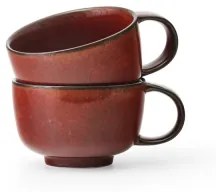 New Norm Dinnerware Cup w/Handle red glaze Audo (MENU)