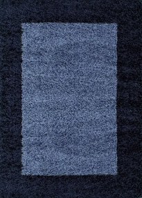 Vopi | Kusový koberec Life Shaggy 1503 navy - 100 x 200 cm